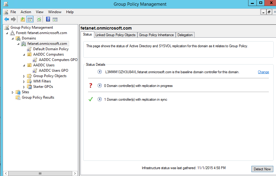 AAD Domain Services – Sam's Corner