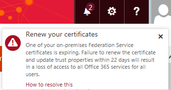 Changing ADFS certificates – Token-Signing and Token-Decrypting – Sam's ...