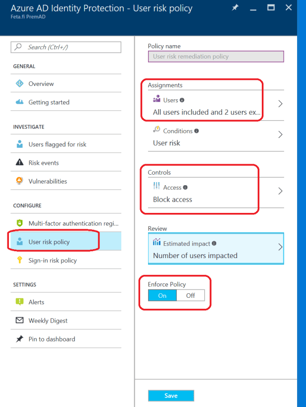 Azure AD Identity Protection in Action – Sam's Corner
