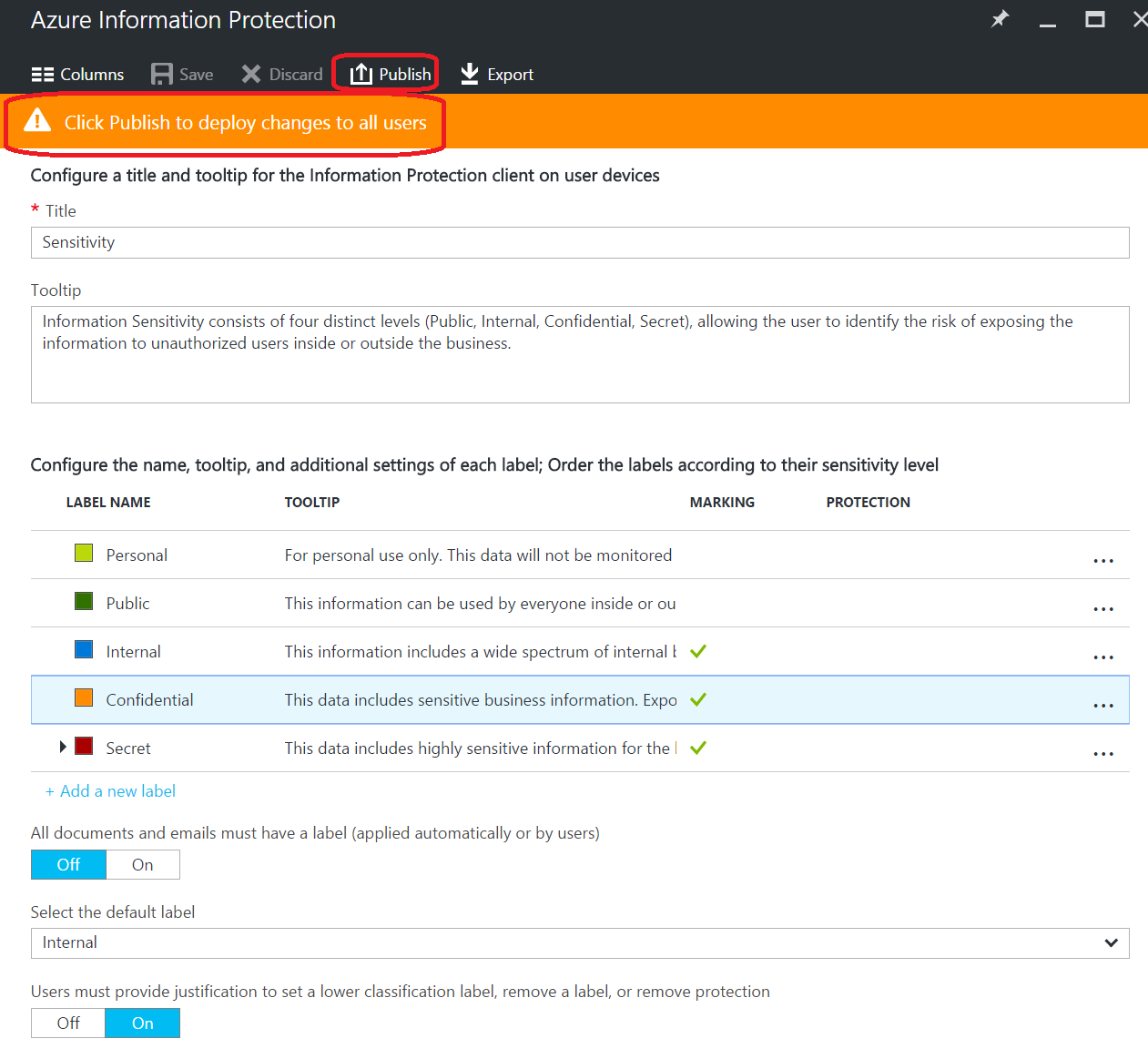Azure Information Protection in Action – Sam's Corner
