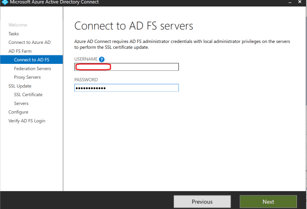 Changing ADFS SSL Certificate through AAD Connect – Sam's Corner