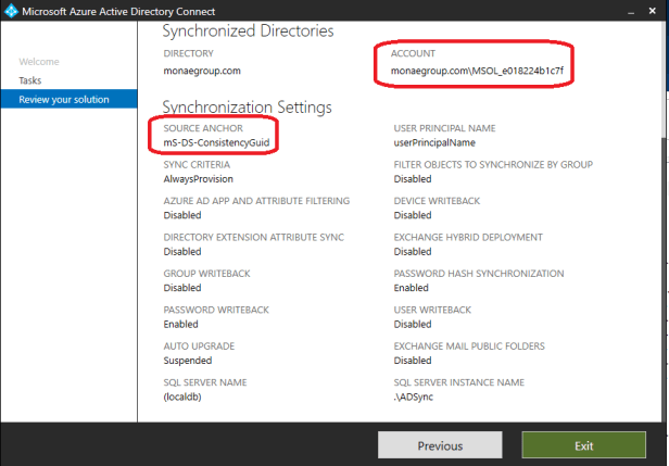 Azure AD Connect – Change ADDS Connector Account – Sam's Corner