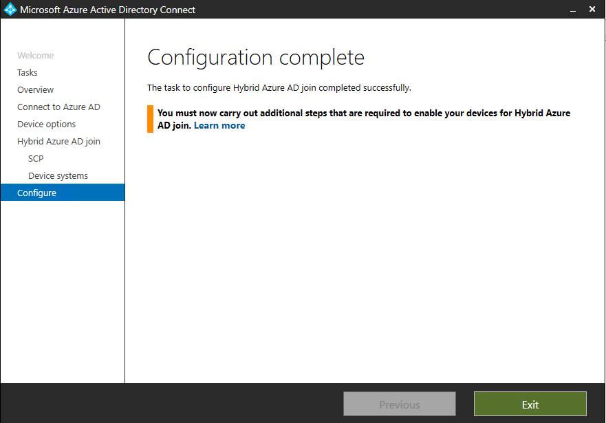 Configure Hybrid Domain Join via AAD Connect – Sam's Corner