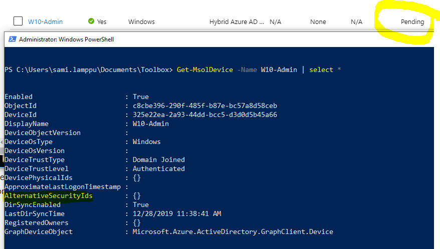 Azure AD Hybrid Device Join Error (0x801c03f2) – Sam's Corner
