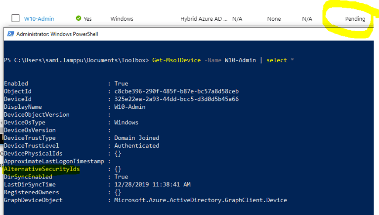 Azure AD Hybrid Device Join Error (0x801c03f2) – Sam's Corner