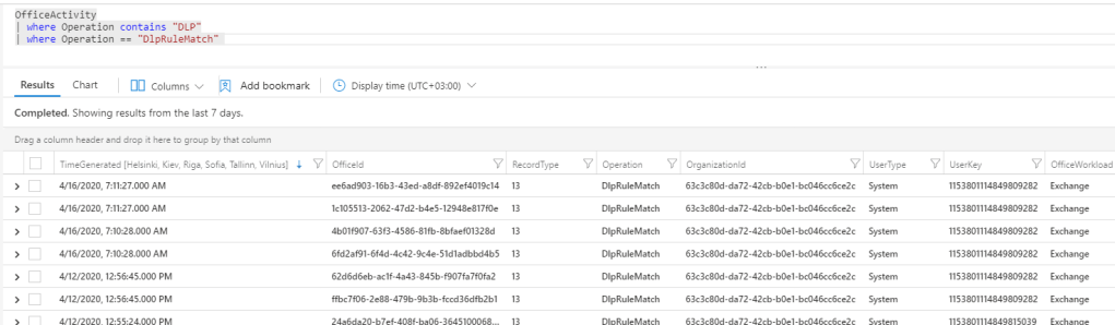 Searching For O365 Data Loss Prevention (DLP) Event Data – Sam's Corner