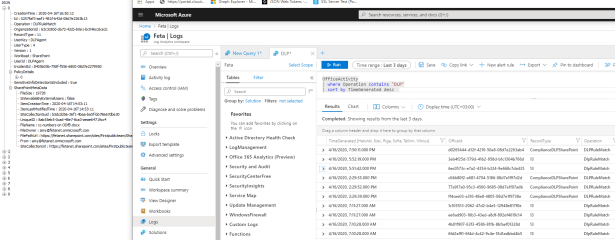 Searching For O365 Data Loss Prevention (DLP) Event Data – Sam's Corner