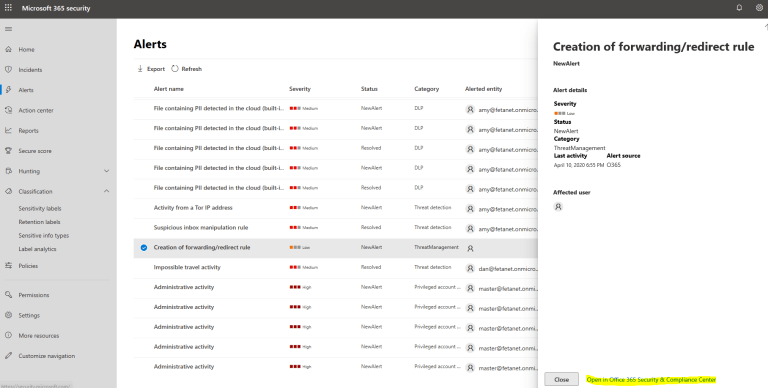 How To Manage Security Alerts In Microsoft 365 – Sam's Corner