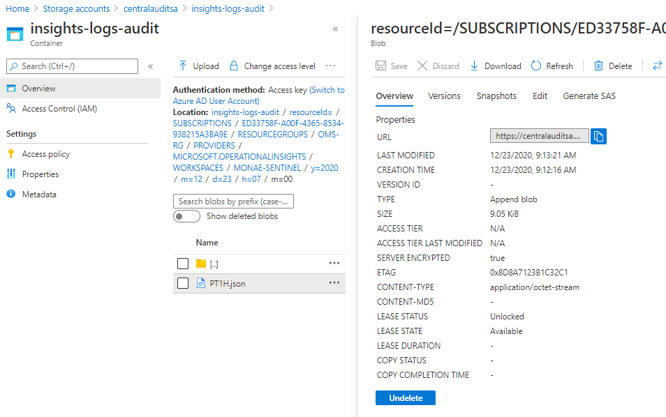 Audit queries in Azure Monitor Logs – Sam's Corner