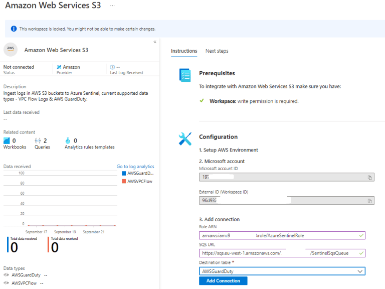 Microsoft Sentinel – How to Leverage built-in Amazon Web Services S3 ...