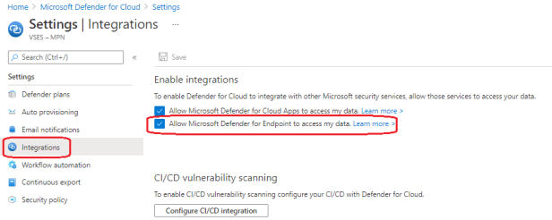 Microsoft Defender for Cloud – Benefits from Defender for Endpoint ...