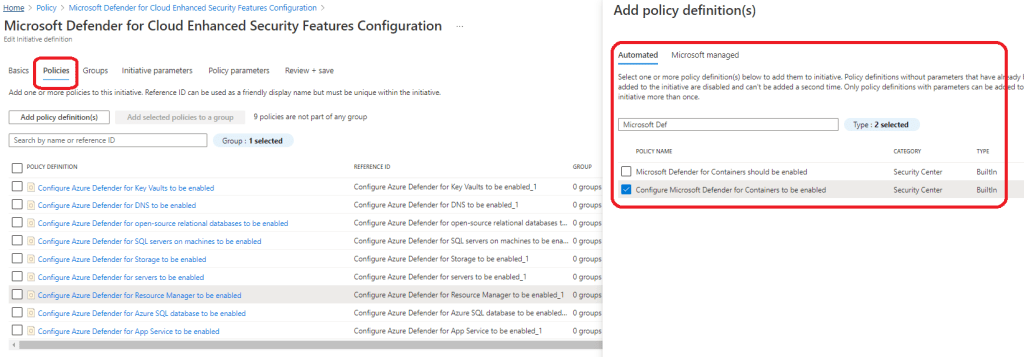 Automatically Enable and Audit Microsoft Defender for Cloud Enhanced ...