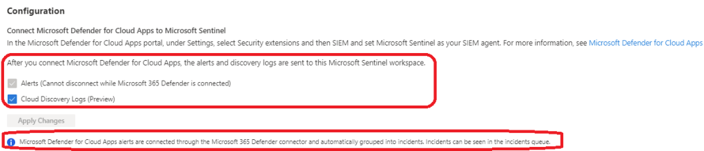 Microsoft Sentinel – Insights of Defender for Cloud Apps Data Connector ...