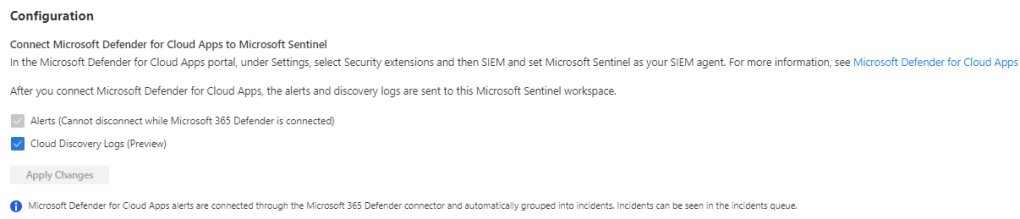 Microsoft Sentinel – Insights of Defender for Cloud Apps Data Connector ...