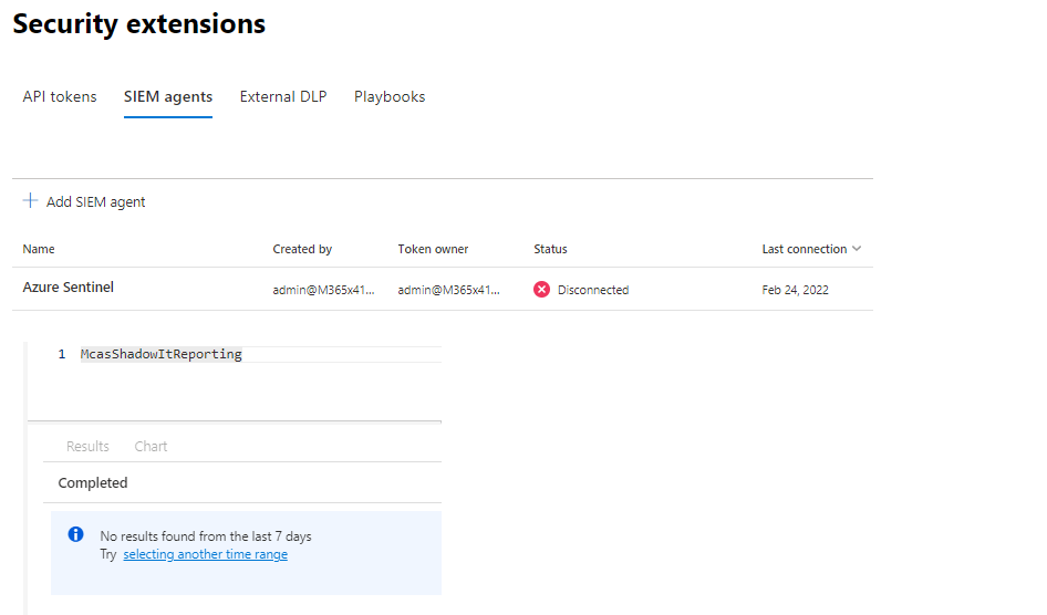 Microsoft Sentinel – Insights of Defender for Cloud Apps Data Connector ...