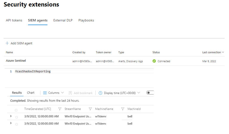 Microsoft Sentinel – Insights of Defender for Cloud Apps Data Connector ...