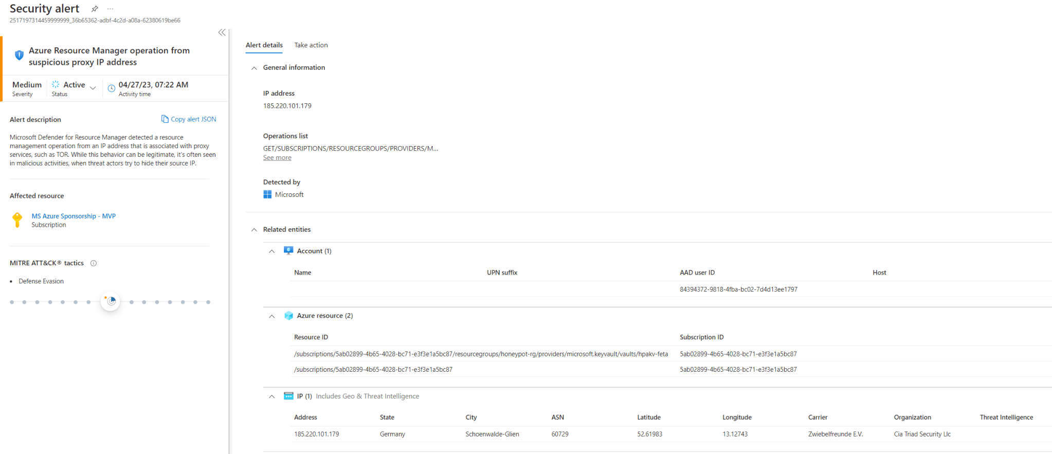 Auditing Azure Key Vault Activities – Sam's Corner